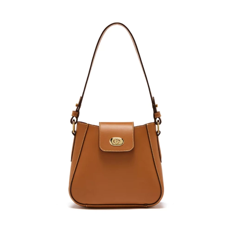 Tusting Mini Hazel Leather Crossbody Bag Tan • The British Emporium