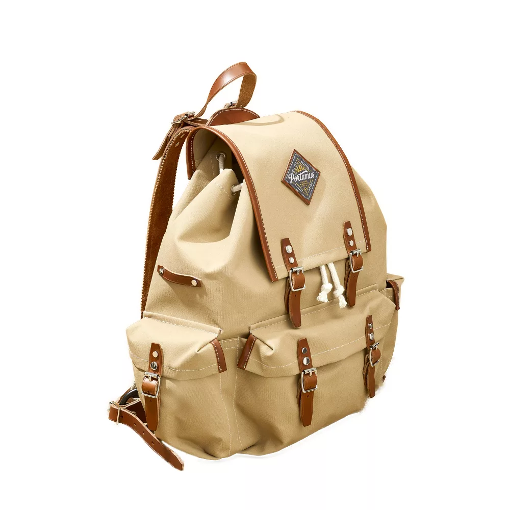 Portamus Rockness Steel Frame Backpack Scout Taupe • The British Emporium