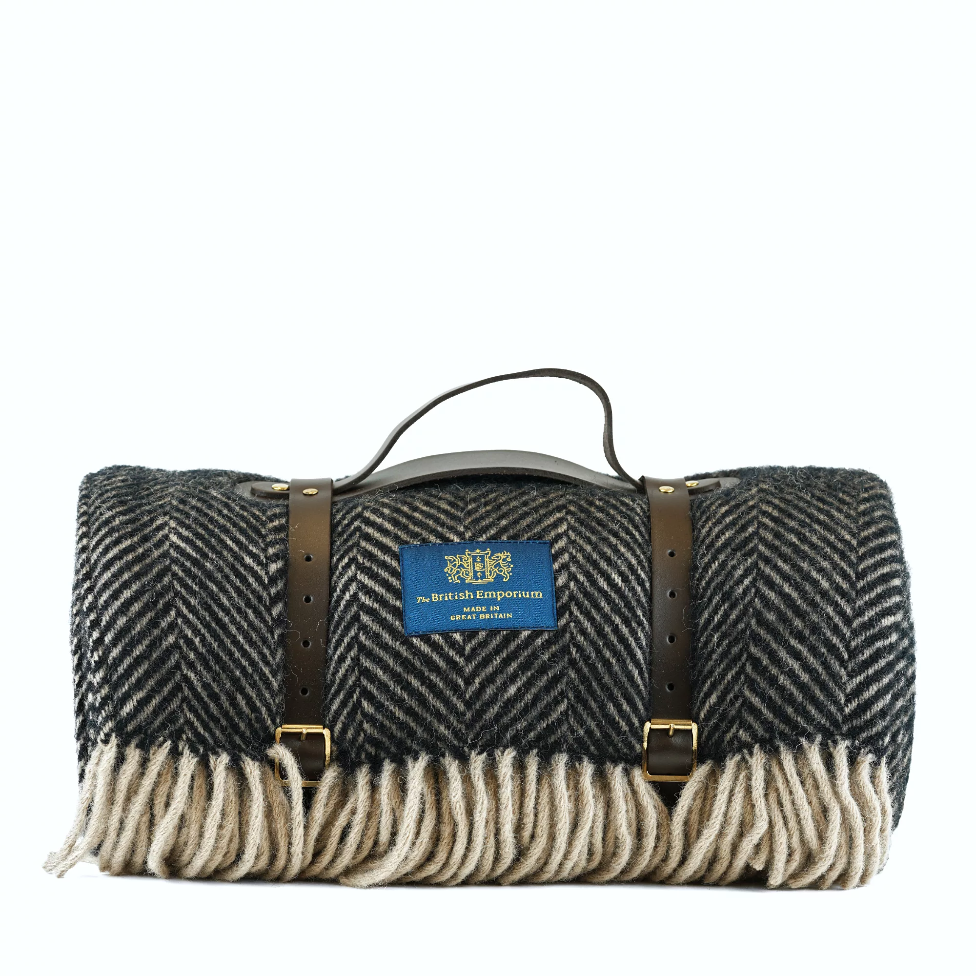 The British Emporium Polperro Pure Wool Picnic Rug Vintage Brown • The ...