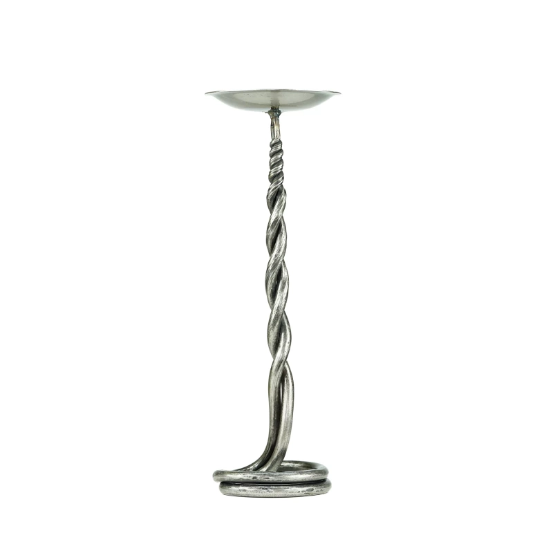 Barley Twist Hand Forged Candlestick • The British Emporium