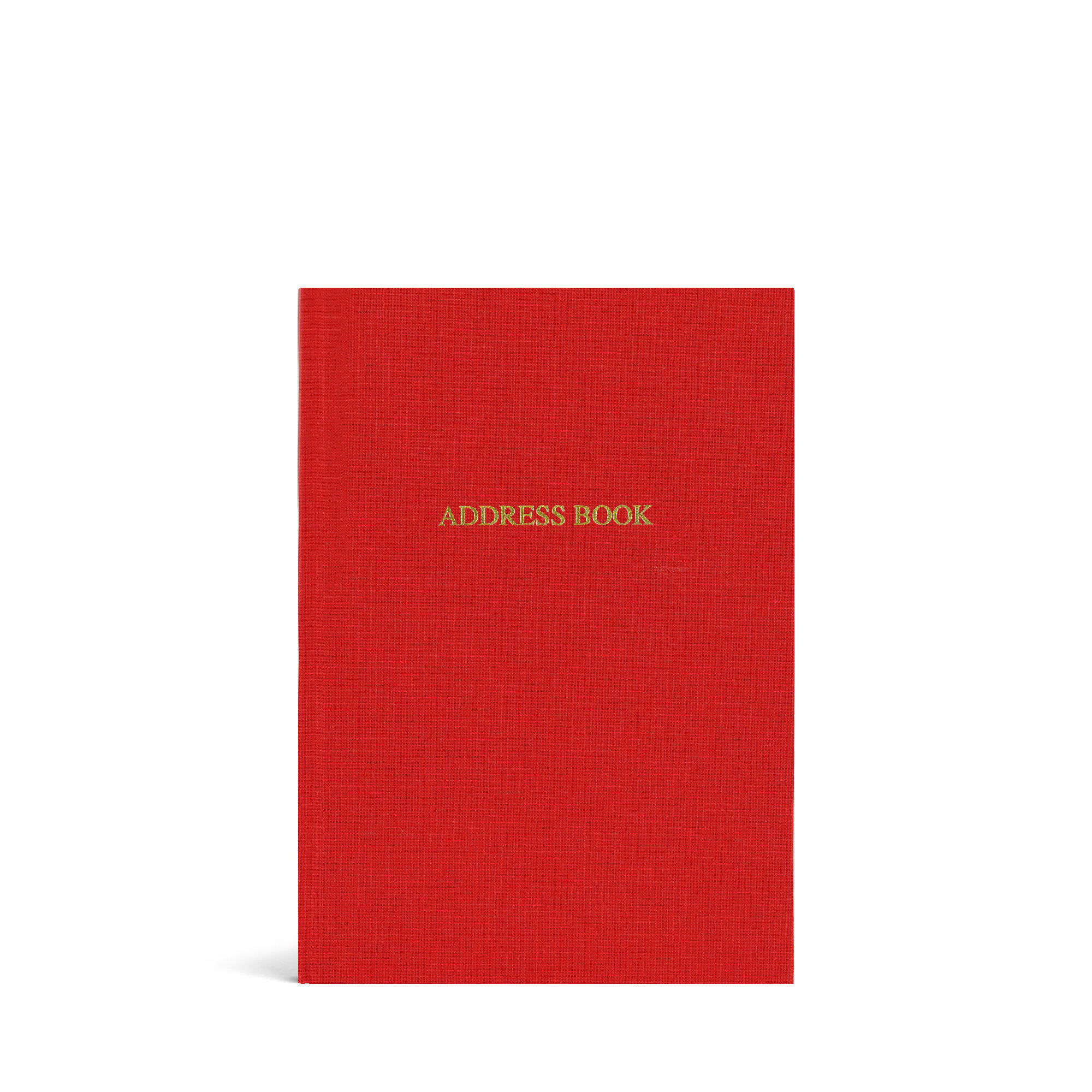 The British Emporium Fire Red Woven Hardback Address Book A5 • The ...