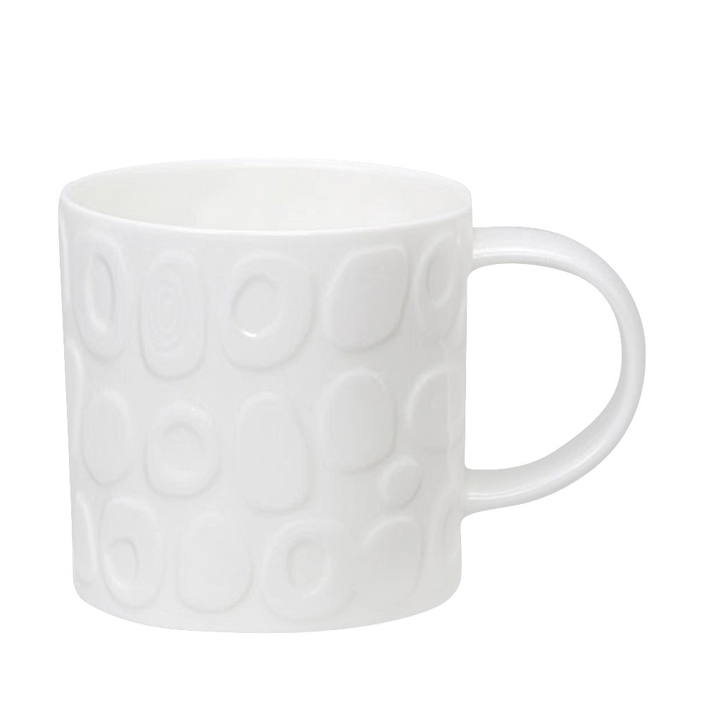 Repeat Repeat Tom Tom Stone Embossed Mug • The British Emporium