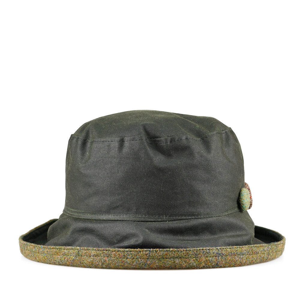 The British Emporium Alexandra British Tweed Rain Hat Olive Brown • The ...