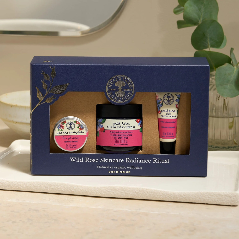 Neal's Yard Remedies Wild Rose Skincare Radiance Ritual Gift Set • The ...