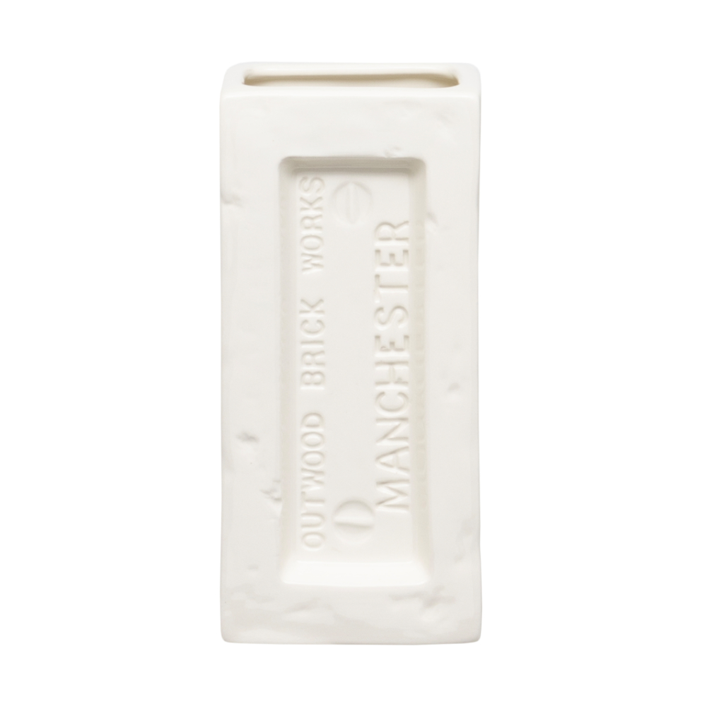StolenForm Manchester Brick Vase White • The British Emporium