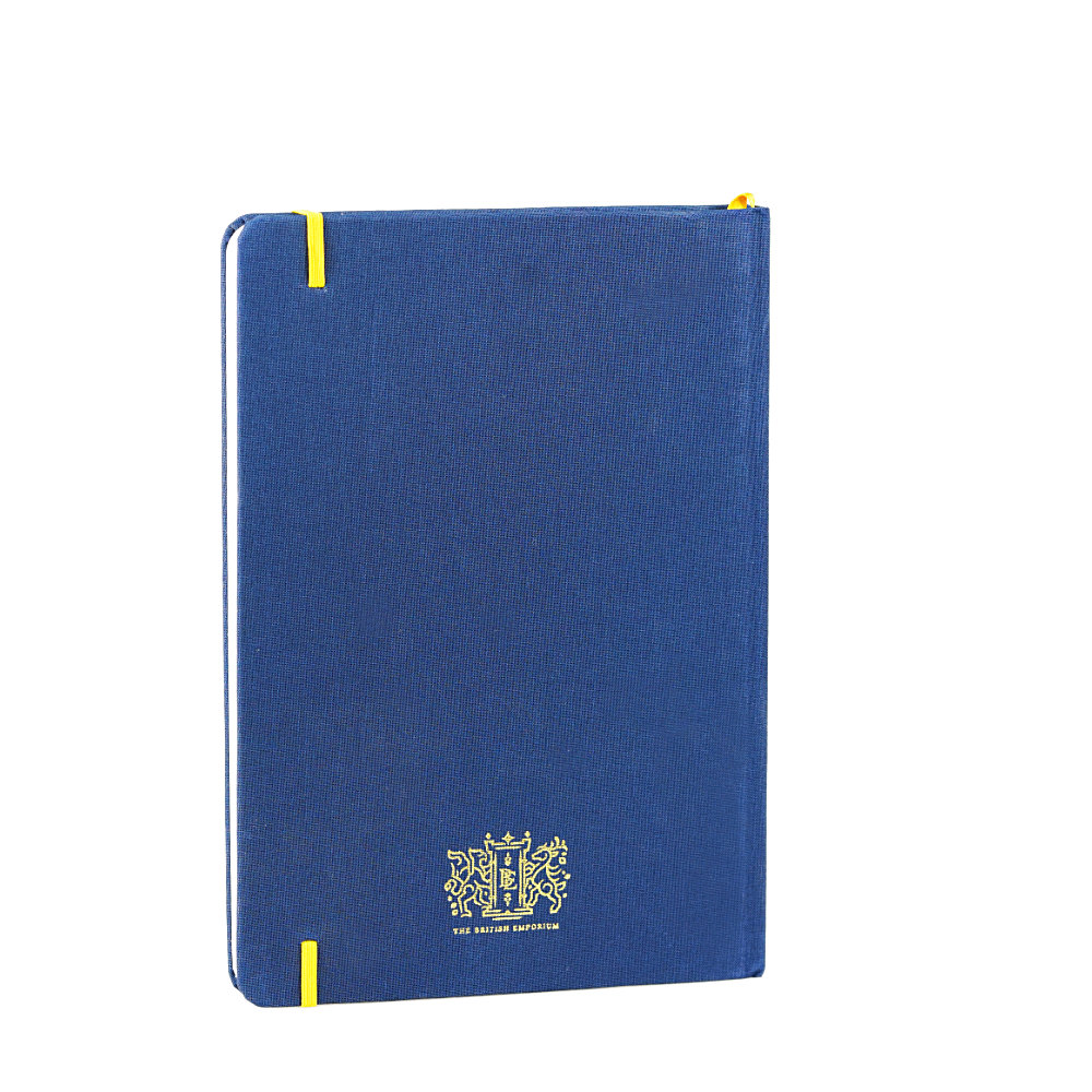 The British Emporium Woven Notebook Marine Blue • The British Emporium