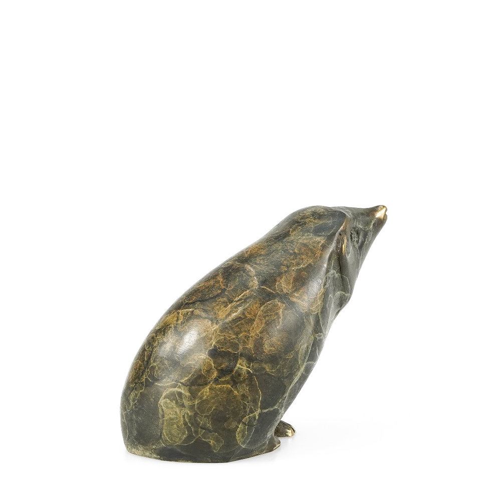 Oriele Bronze Hedgehog Solid Bronze Sculpture • The British Emporium