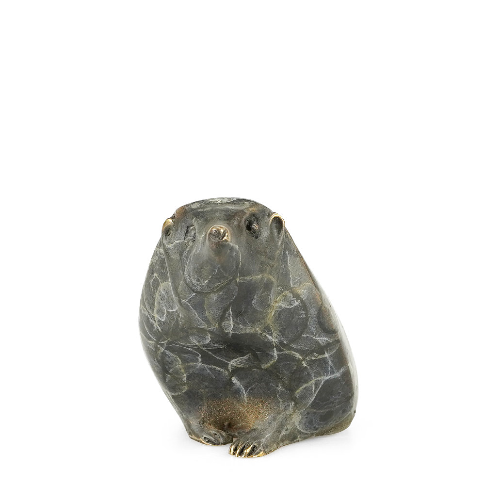 Oriele Bronze Hedgehog Solid Bronze Sculpture • The British Emporium