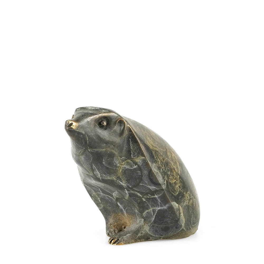 Oriele Bronze Hedgehog Solid Bronze Sculpture • The British Emporium