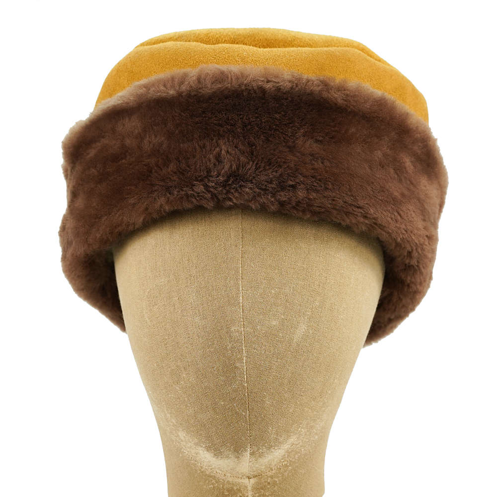 Tudor Sheepskin Hat Tan • The British Emporium