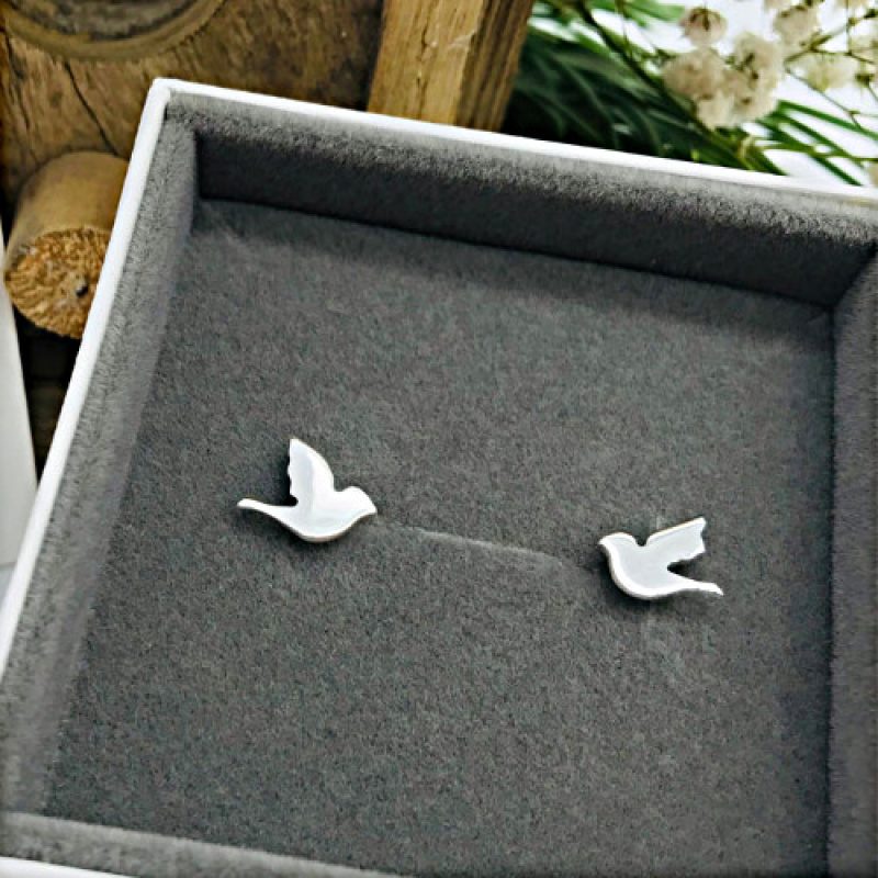 Three Little Birds Stud Earrings • The British Emporium